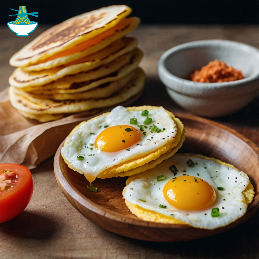 Fried Egg Arepa | culinary creationss