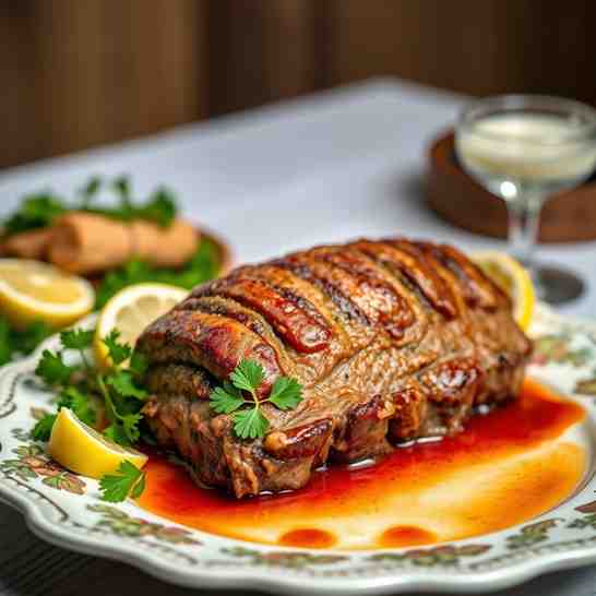 Romanian Drob - Festive Lamb Meat Loaf Guide | CulinaryCreationss