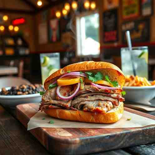 Best Cuban Pork Sandwich - Pan con Lechon Recipe | CulinaryCreationss