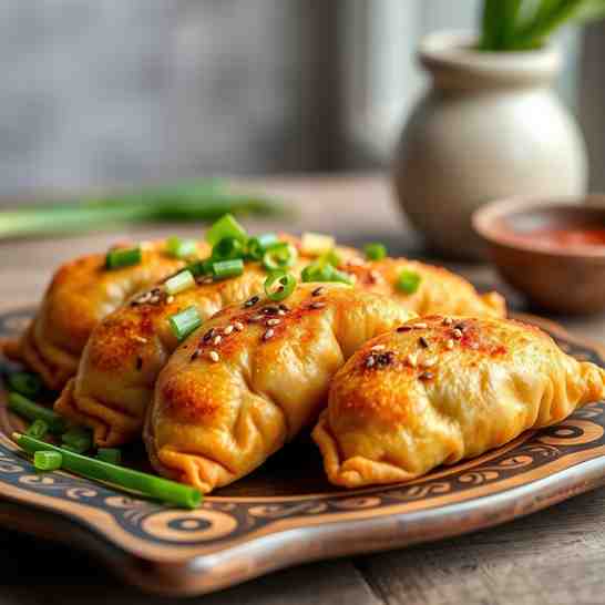 Homemade Khuushuur - Mongolian Fried Meat Pockets | CulinaryCreationss